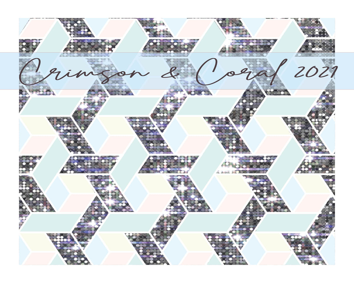 Silver geometric sublimation PNG – Crimson & Coral Design Co.