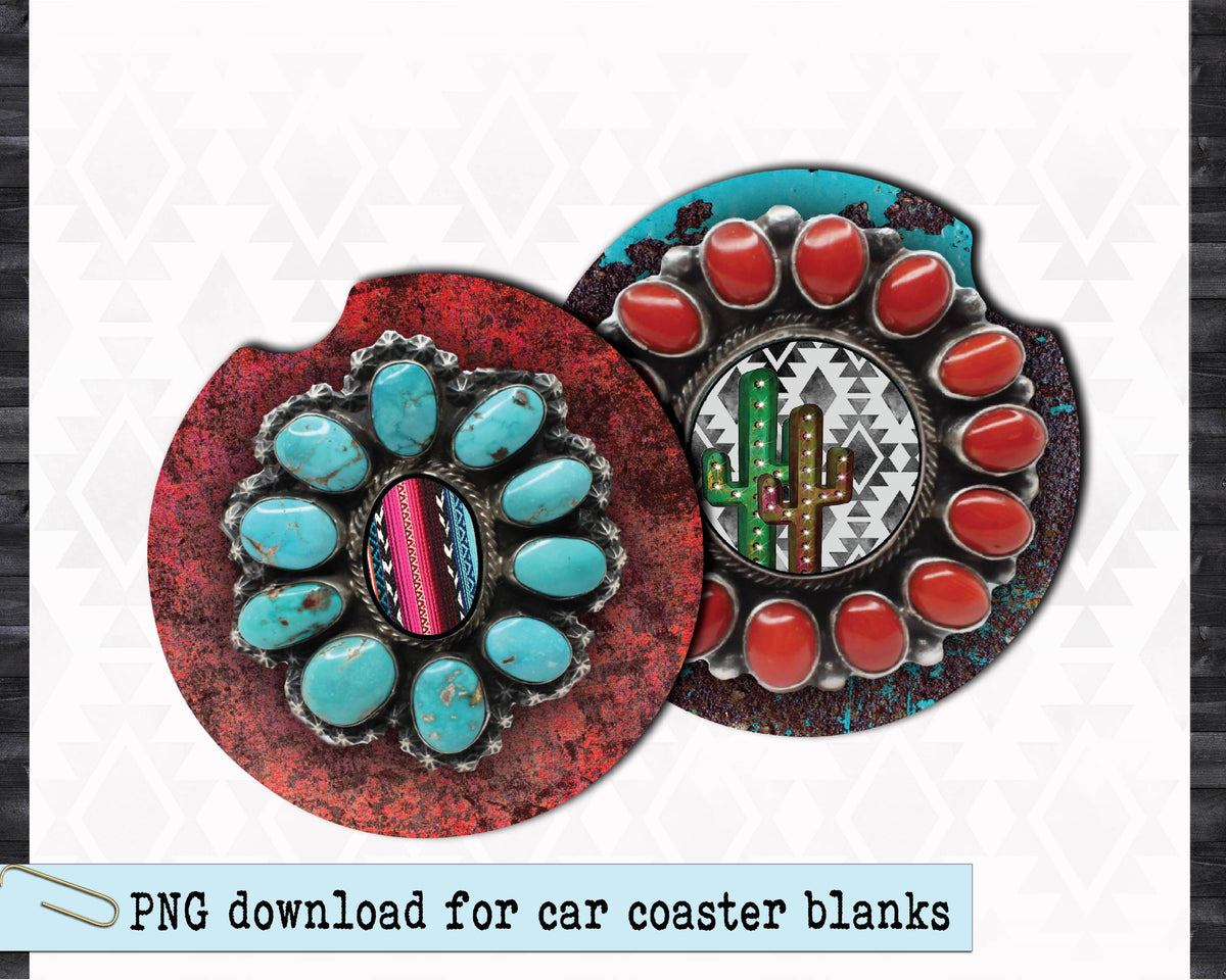 western car coaster design PNG – Crimson & Coral Design Co.